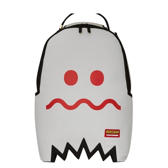 Sprayground | Bags | Sprayground Pacman Ghost White And Red Backpack ...